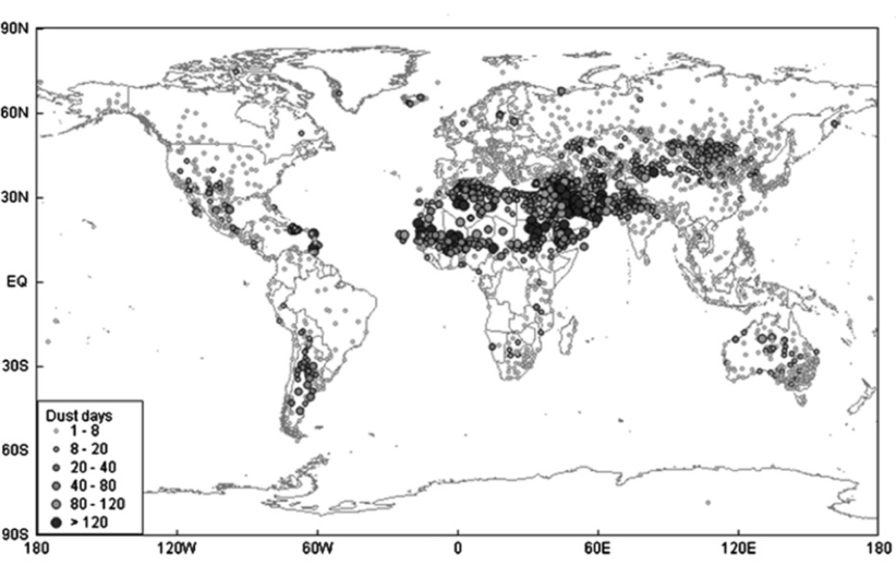 SAND AND DUST STORM: what and where?
